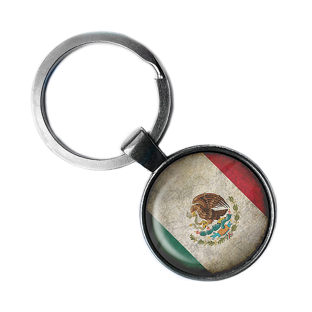 Mexico Mexican Flag Keychain Keyring - Etsy