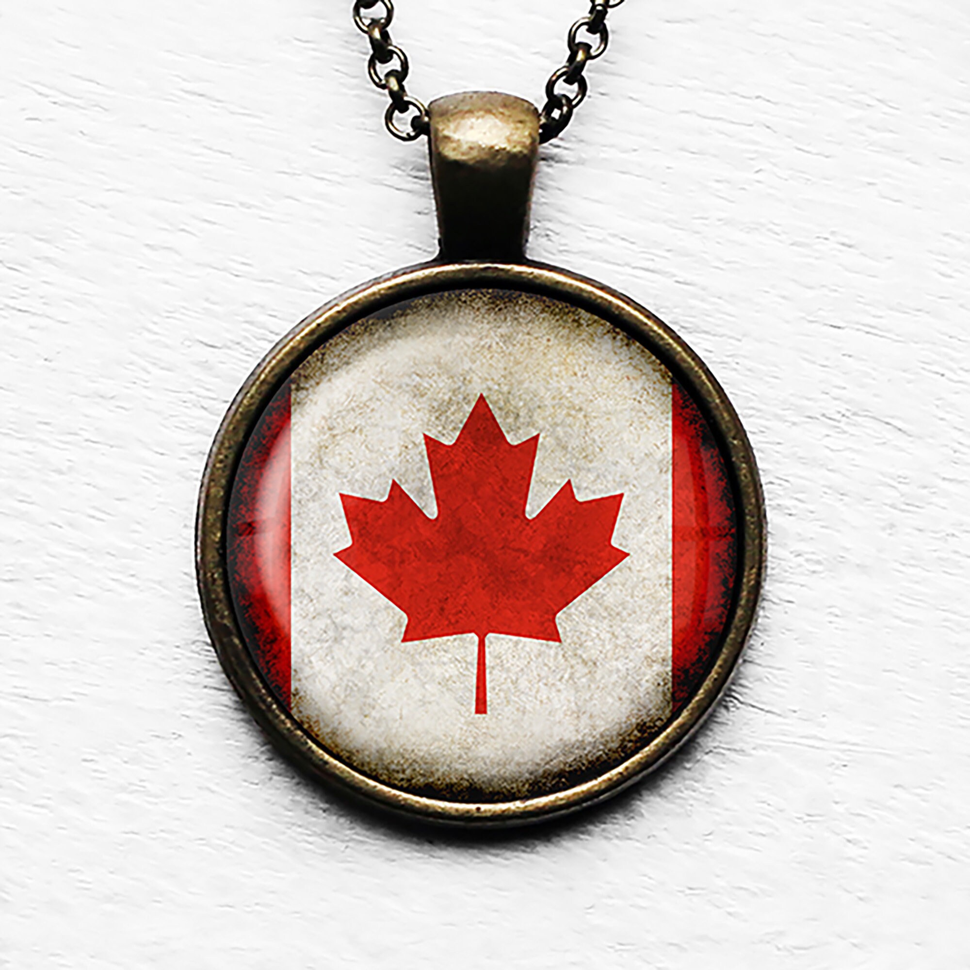 Canada Canadian Pendant & Necklace - Etsy