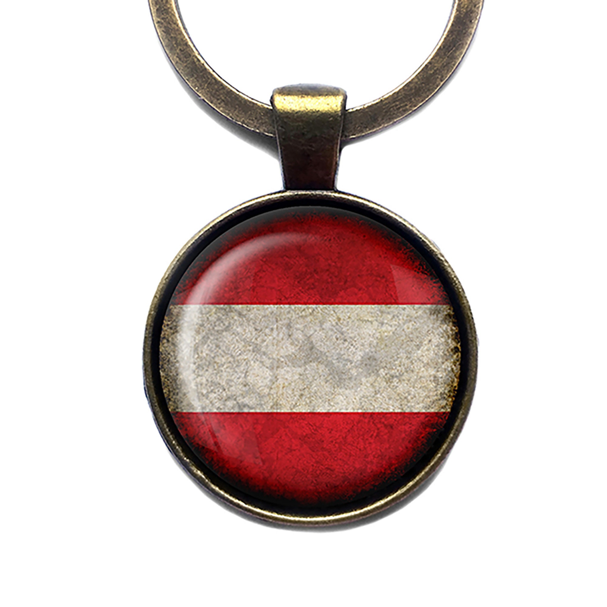 Austria Austrian Österreich Flag Keychain Keyring | Etsy