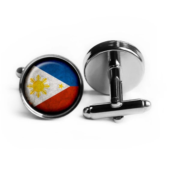 Philippines Filipino Flag Cufflinks | Etsy