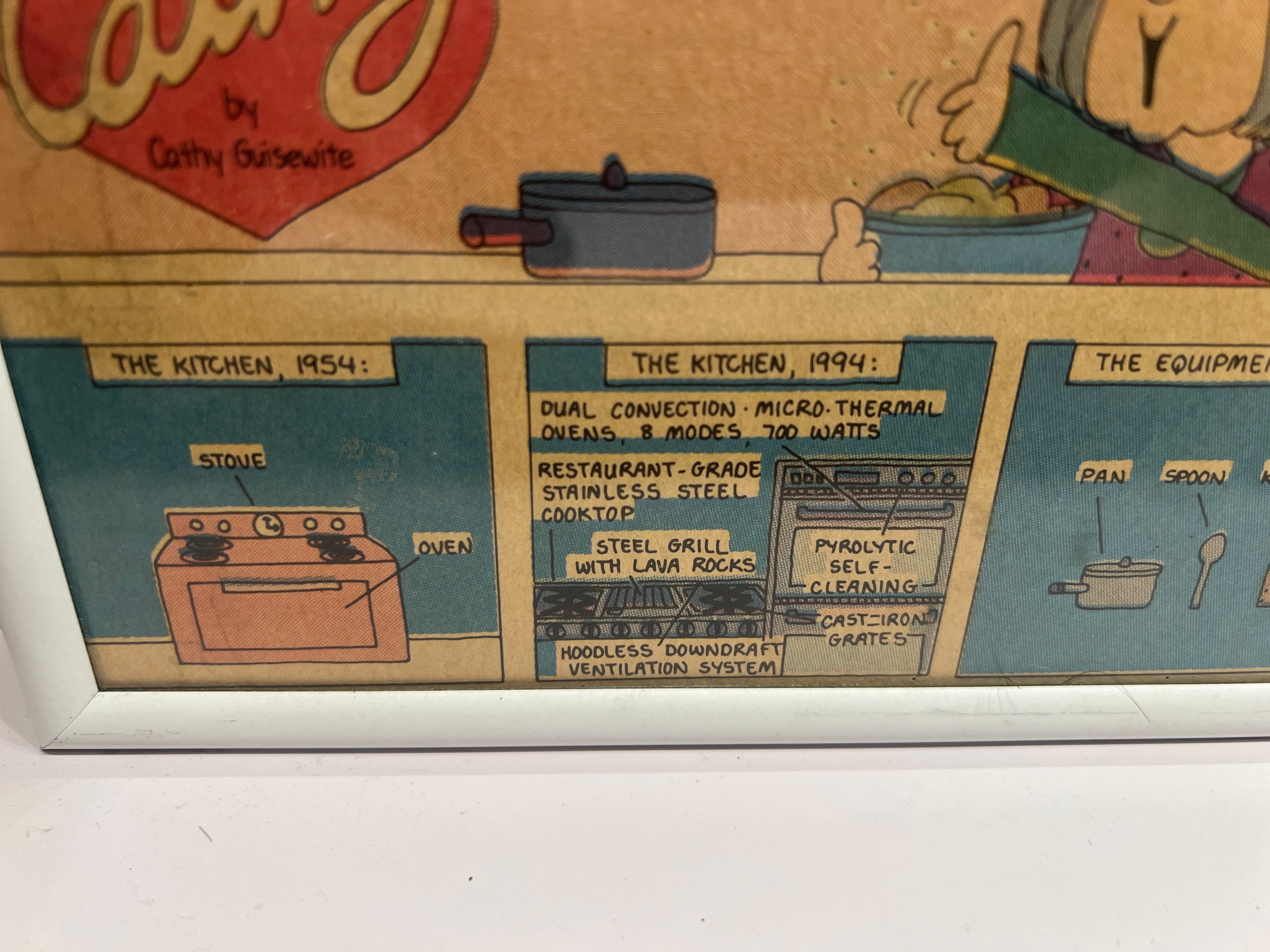 Cathy Cartoon Strip Framed Picture Vintage Newspaper Comic Strips ...