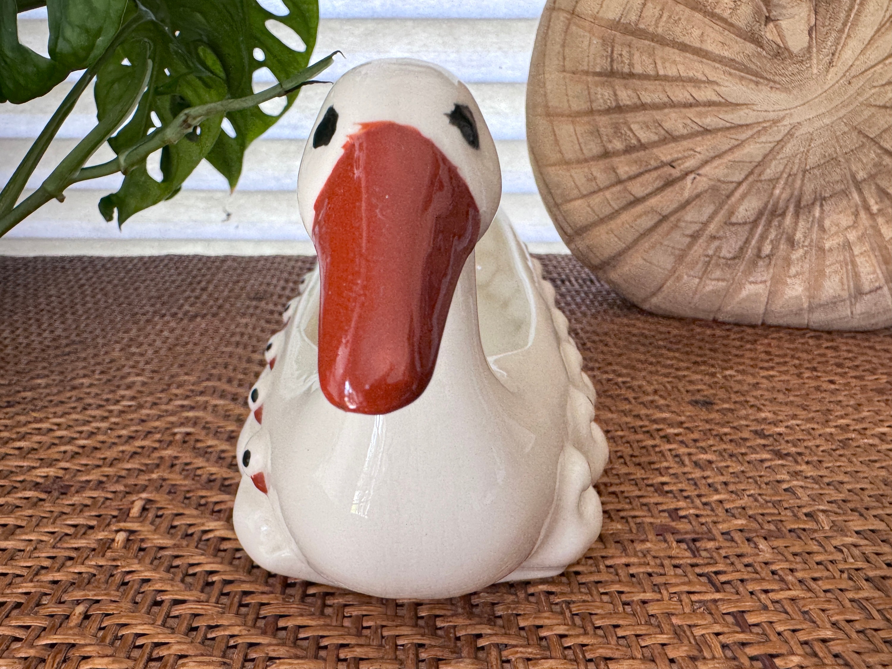 1984 Large Ceramic Duck Planter/ Decor Vintage Ceramics Class Decor - Etsy