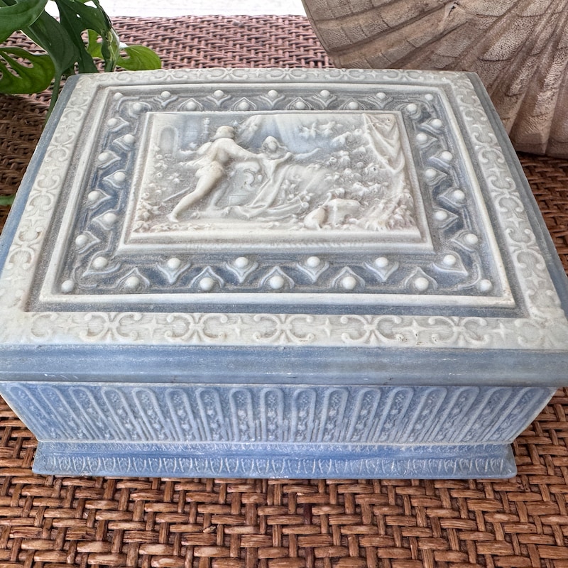 Incolay Jewelry Box - Etsy