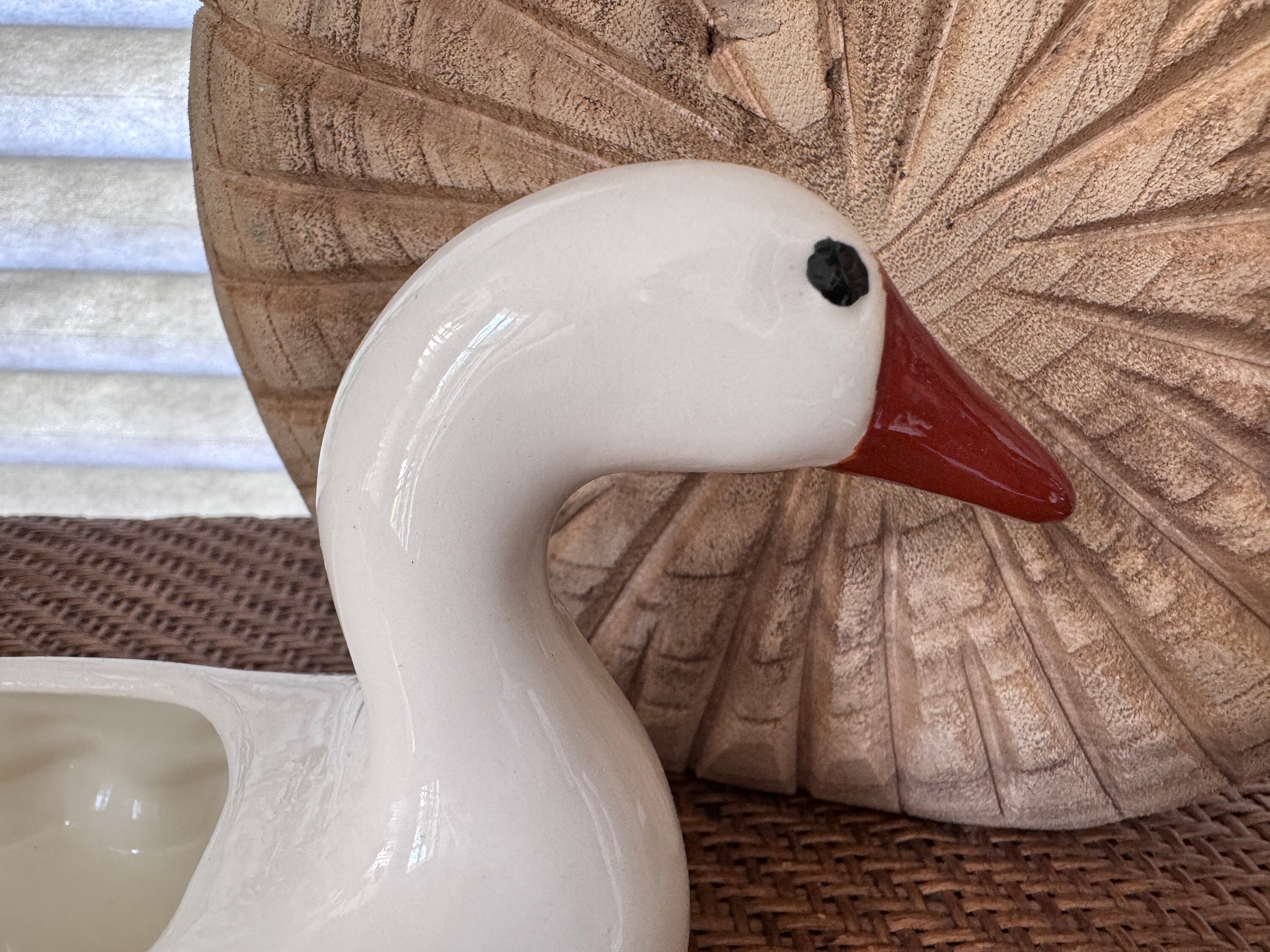1984 Large Ceramic Duck Planter/ Decor Vintage Ceramics Class Decor - Etsy
