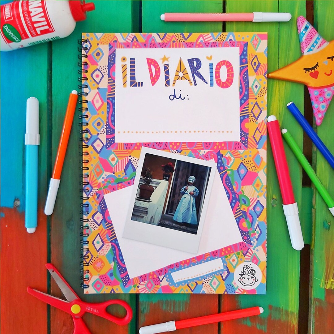 Logbook Writing, Drawing and Collage Activity Book for Adults and ...