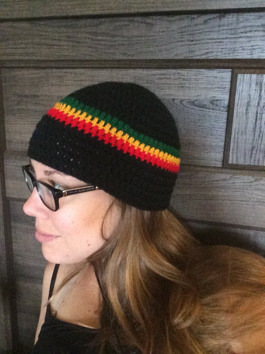 Rasta Beanie - Etsy