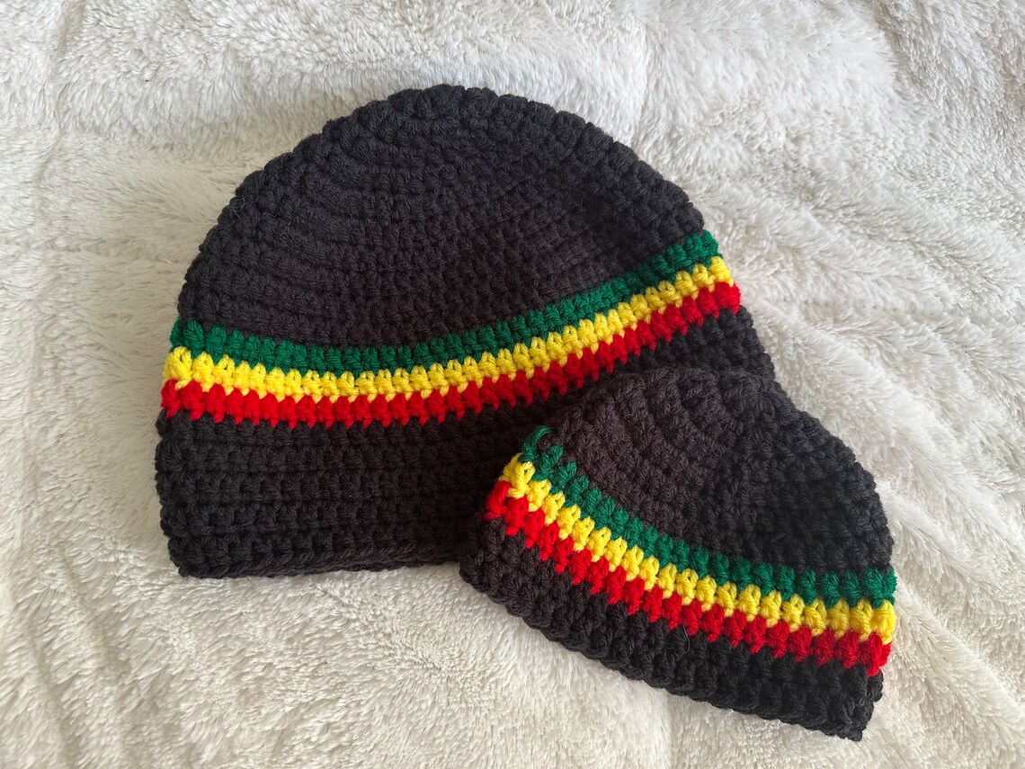 Rasta Beanie - Etsy