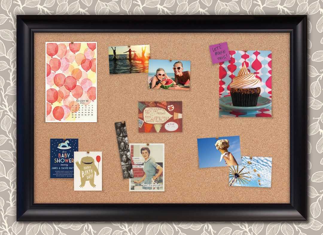 Framed Cork Board Cork Board Cork Bulletin Board Weston - Etsy
