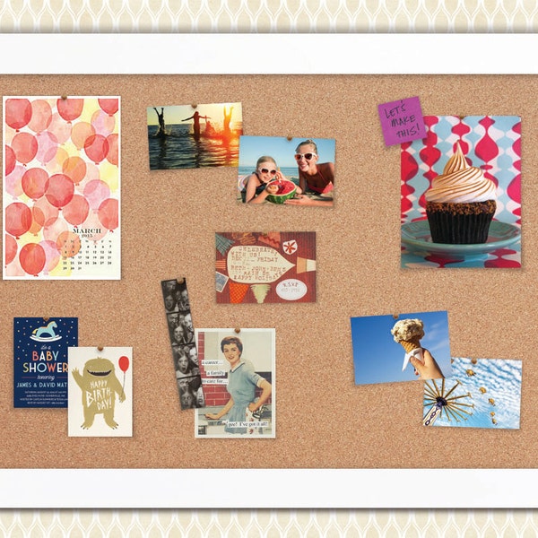 Framed Cork Board - Etsy