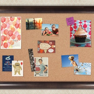 Framed Cork Board | Cork Board | Cork Bulletin Board - Weston Espresso ...