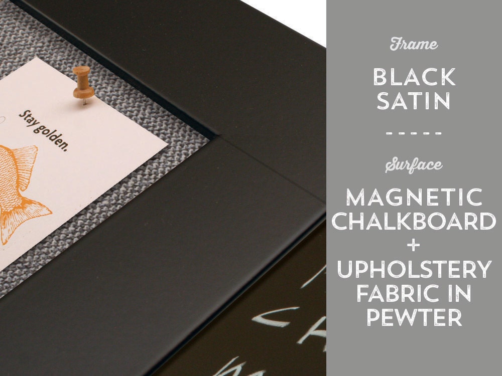 Chalk Combo Board Chalk Bulletin Board Chalkboard Combo - Etsy