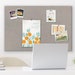 36 X 24 Pin Board PEBBLE GREY FABRIC Frameless Pin Board Bulletin Board ...