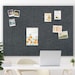 36 X 24 Pin Board LINEN FABRIC Frameless Pin Board Bulletin Board ...