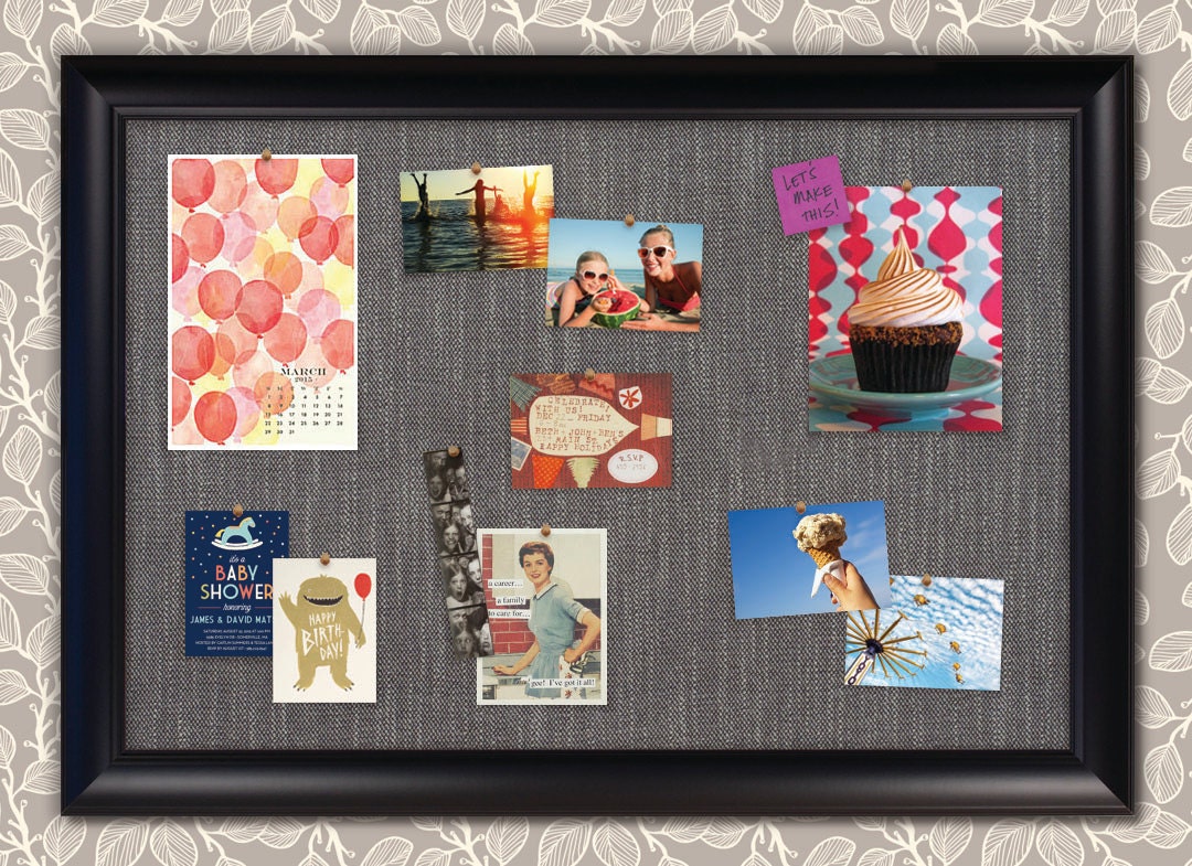 Bulletin Boards | Framed Bulletin Boards | Fabric Boards | Black Framed ...