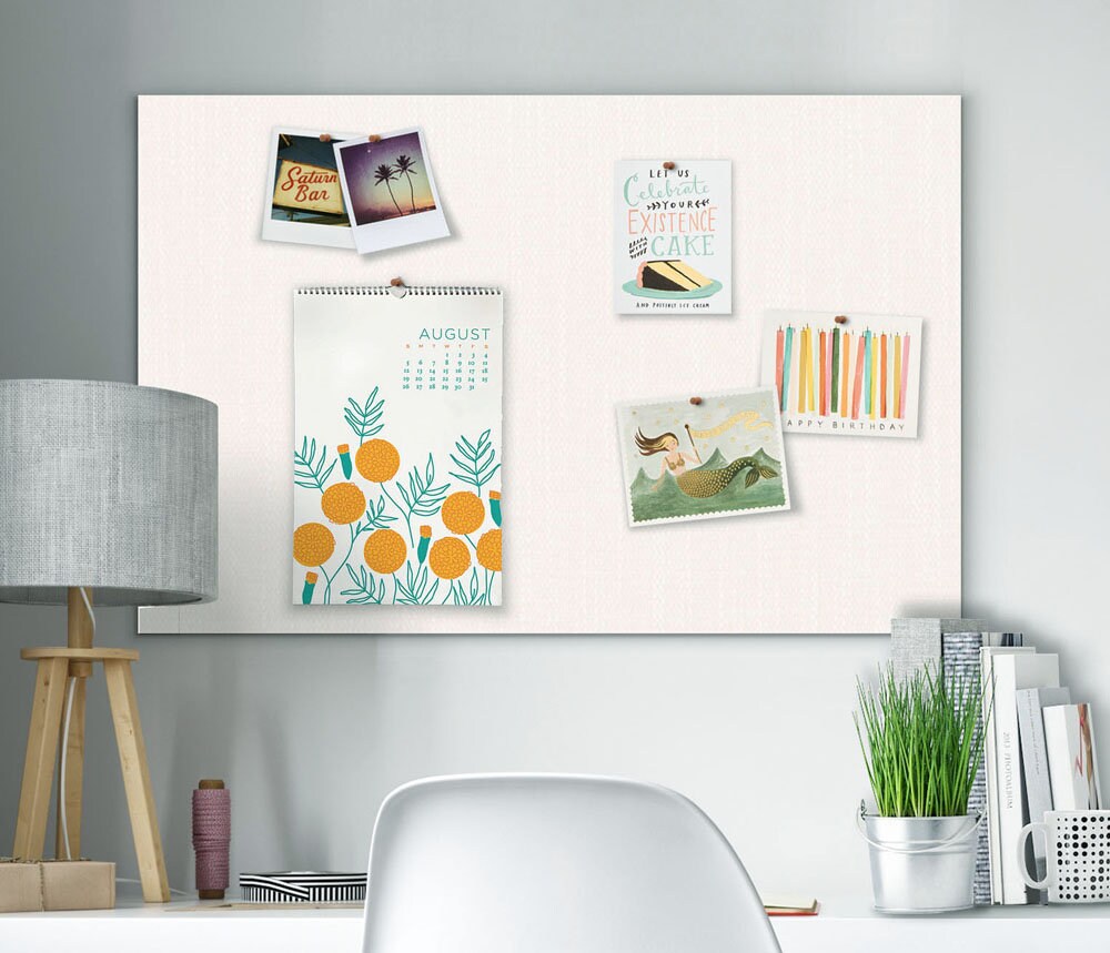 36 X 24 Pin Board Ivory Fabric Frameless Pin Etsy