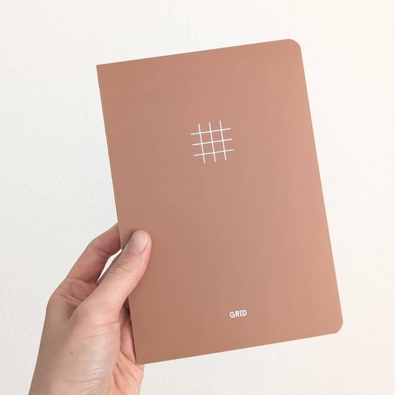 Grid Notebook - Etsy