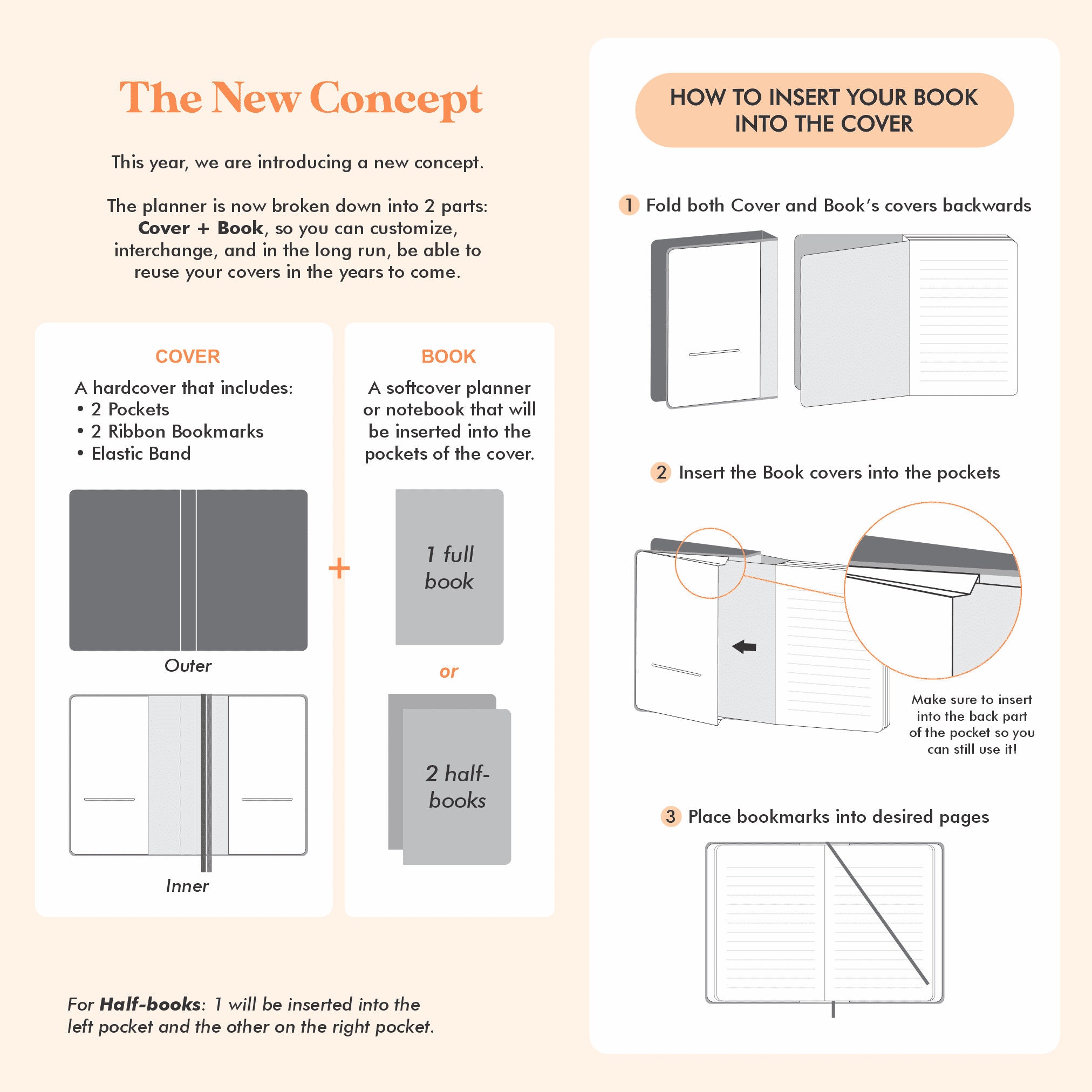 Grid Notebook With Page Numbers, Index, and Pen Test Page ...