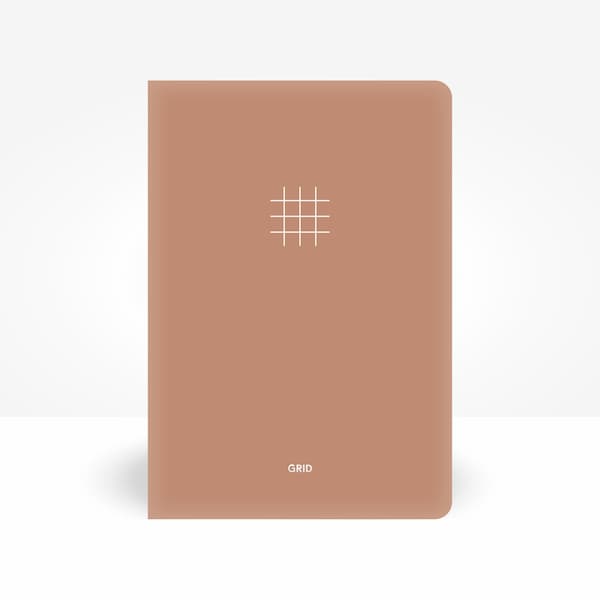 Grid Notebook - Etsy