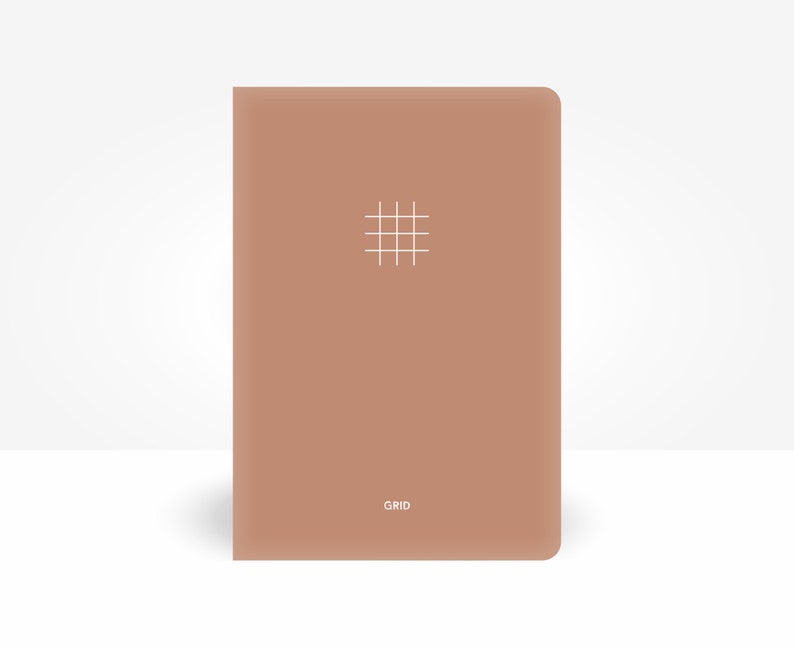Grid Notebook With Page Numbers, Index, and Pen Test Page ...