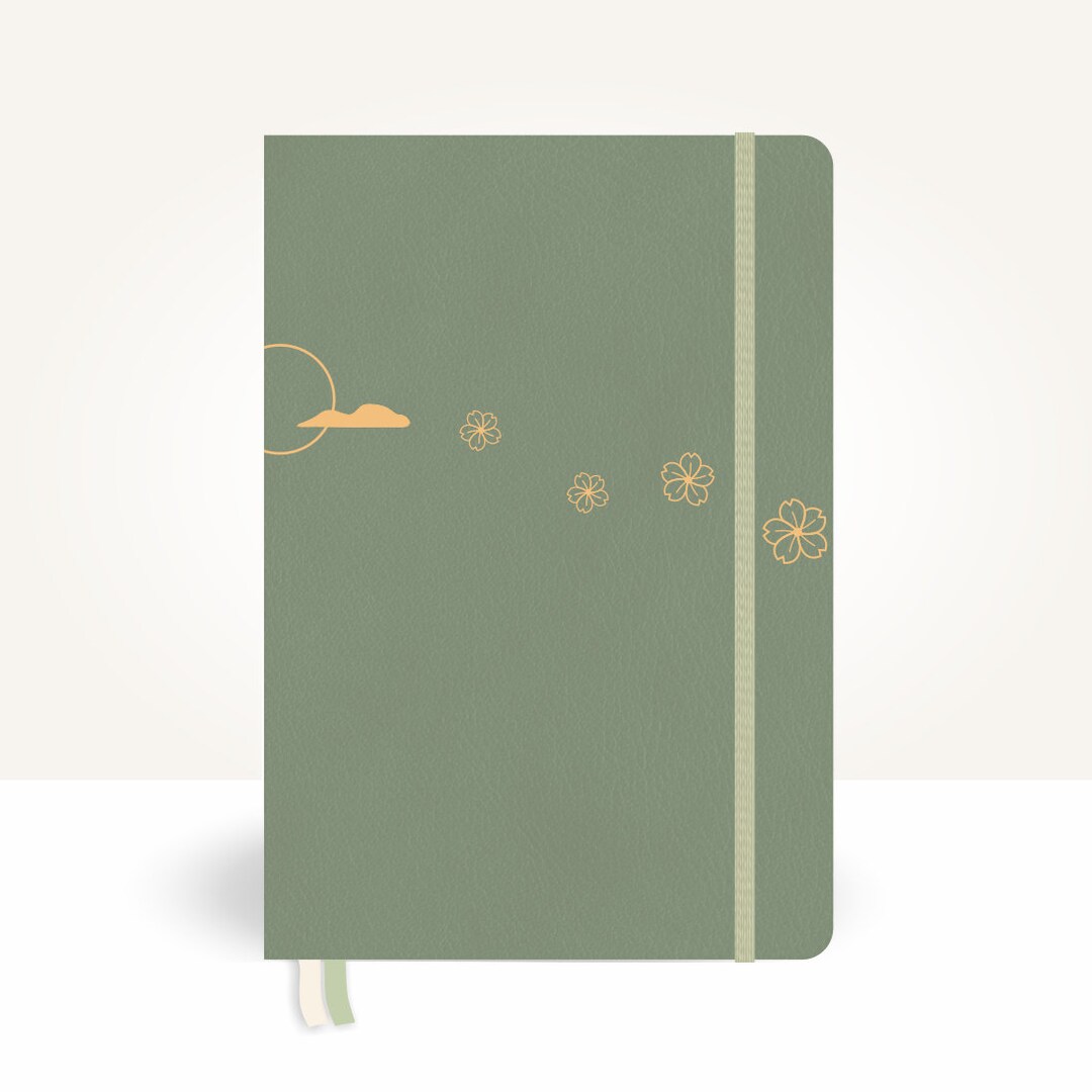 Matcha Green Cover A5 Planner Cover With Pockets Vegan Leather With ...