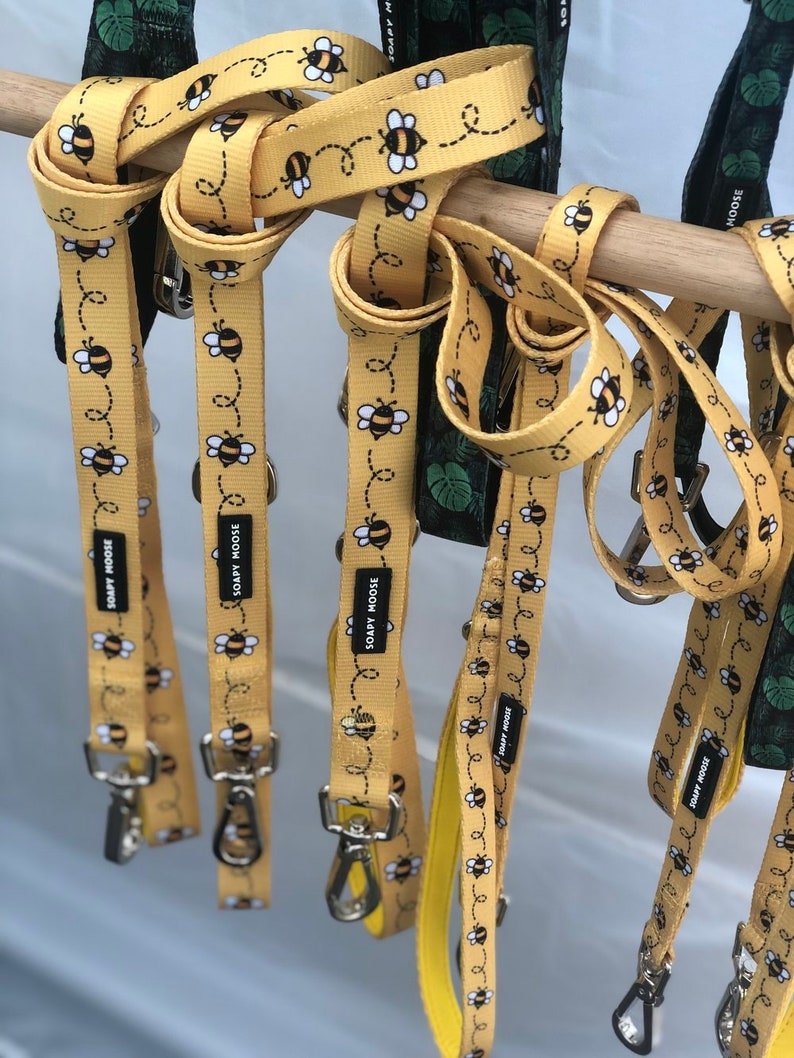 Bee Dog Leash, Bee, Bumble Bee, Yellow Leash - Etsy