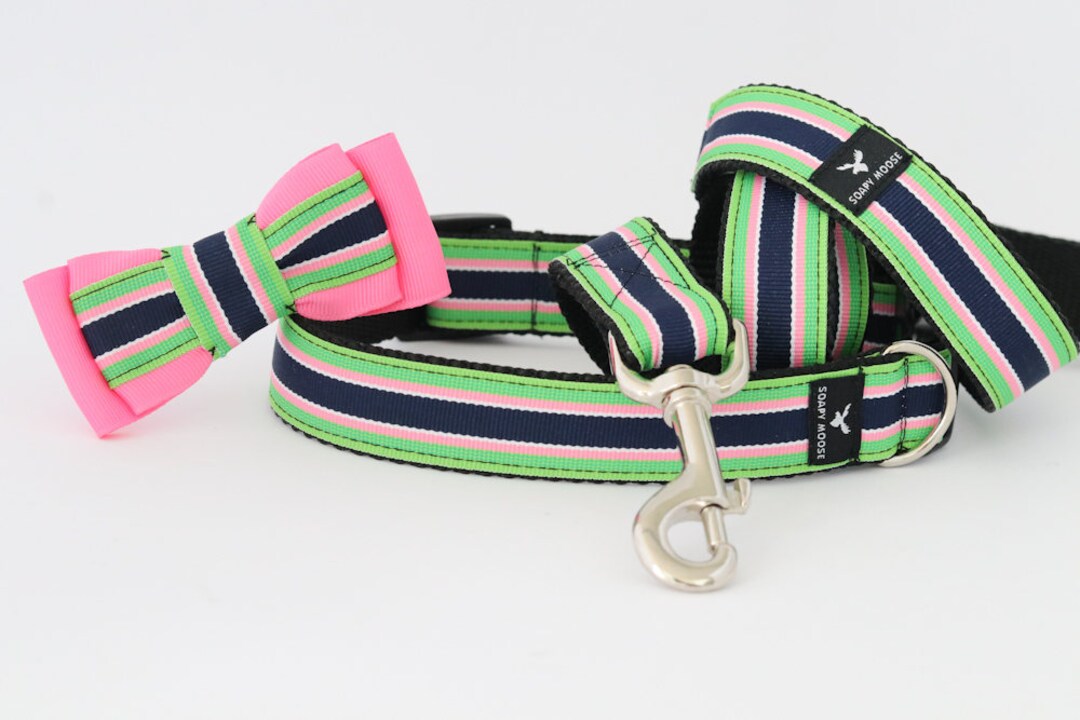 Preppy Dog Collar Puppy Collar Hand Made in Australia - Etsy