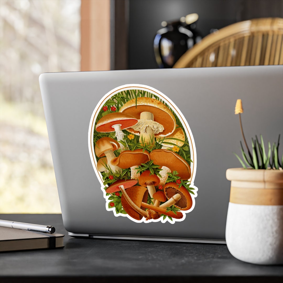 Mushroom Vinyl Decal Sticker - Etsy