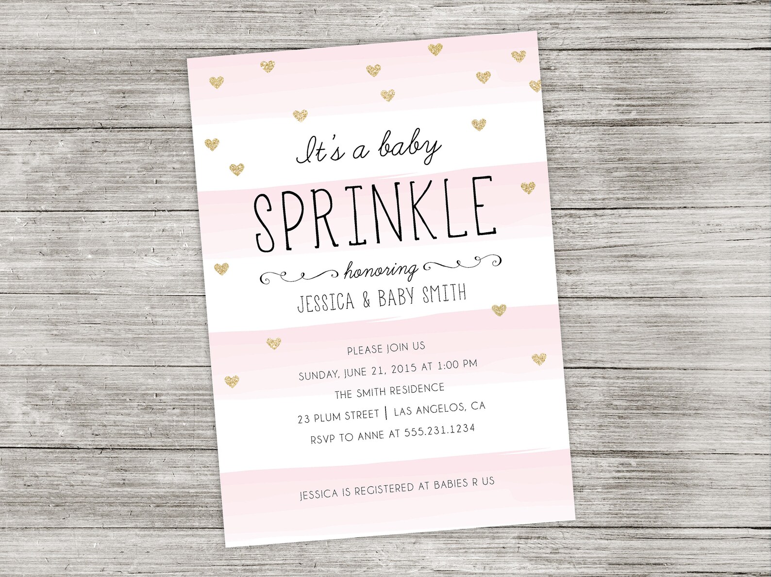 Baby Sprinkle Invitation Baby Shower Custom Printable - Etsy