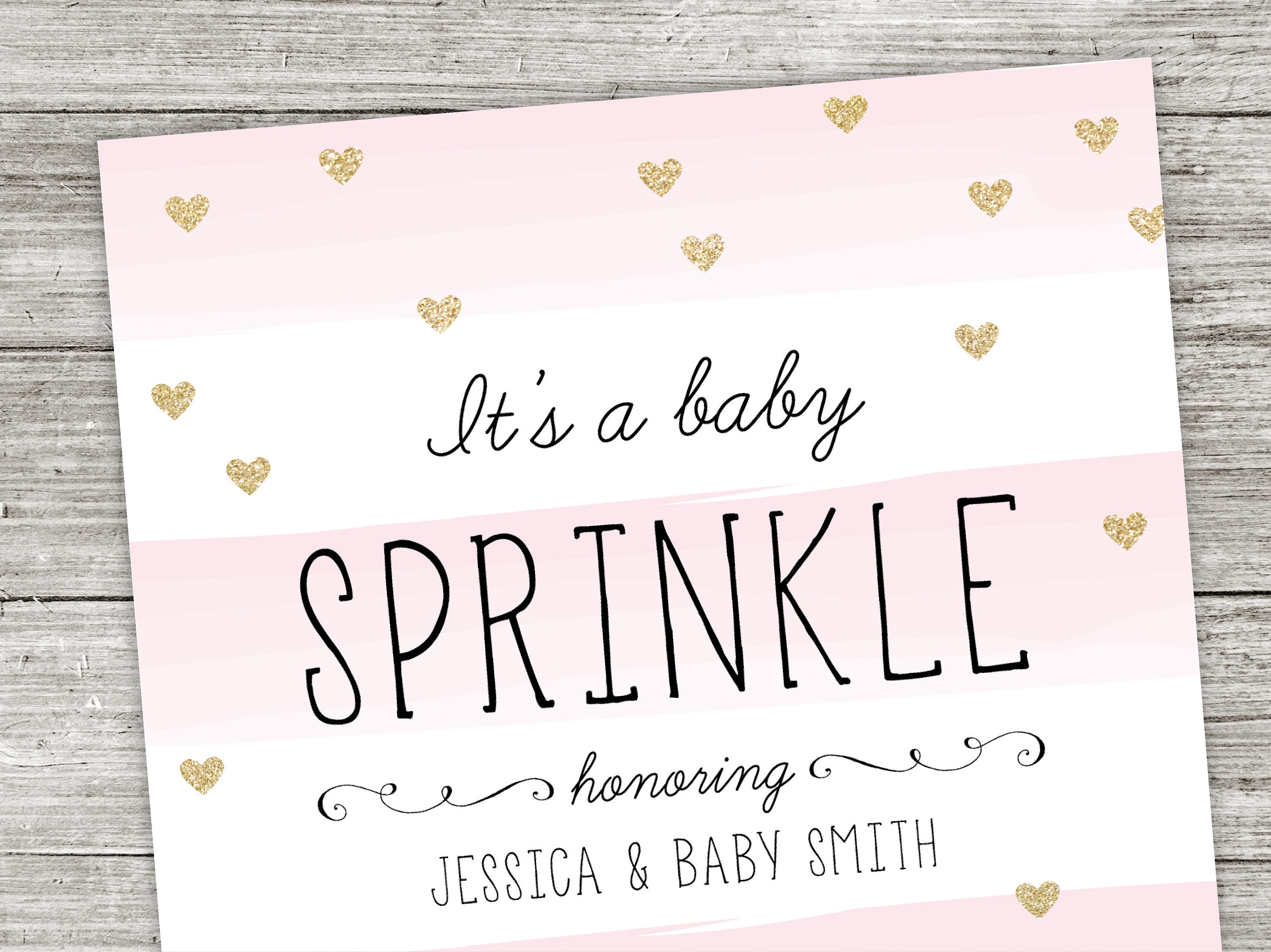 Baby Sprinkle Invitation Baby Shower Custom Printable - Etsy