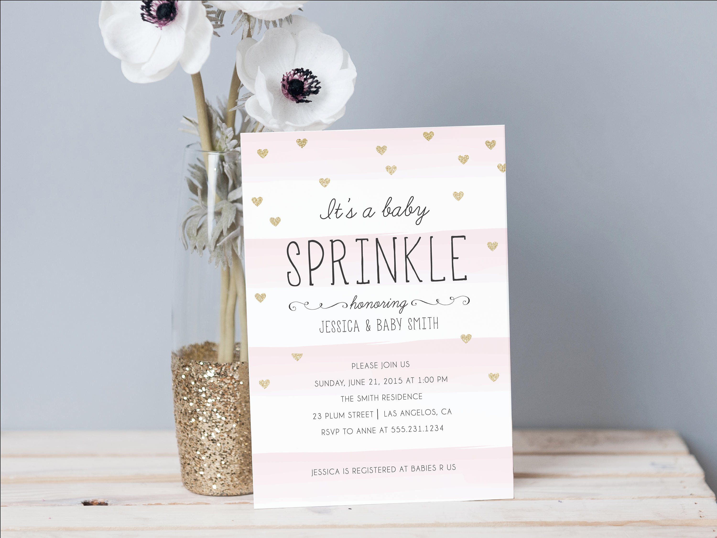 Baby Sprinkle Invitation Baby Shower Custom Printable - Etsy