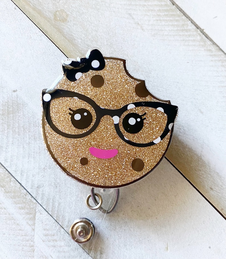 Badge Reel/fun Badge Reel/food Badge Reel/cookie Badge Reel/rn/vet Tech ...