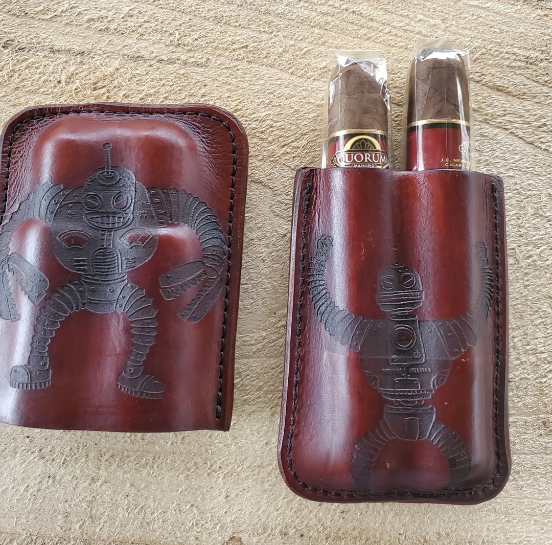 Cigar Case for 3/4 Inch Cigars - Etsy