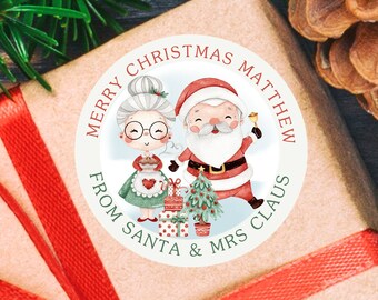 Mrs Claus Stickers - Etsy
