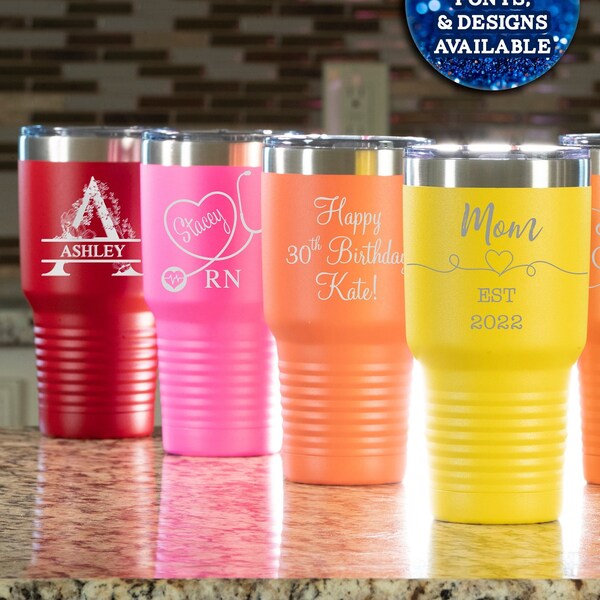 Custom Tumbler Cup - Etsy