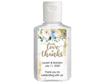 Wedding purell label | Etsy