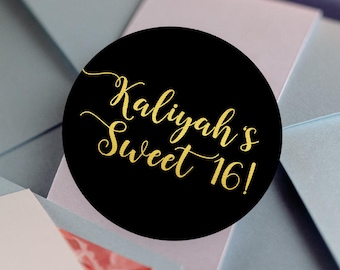 Sweet 16 Stickers | Etsy