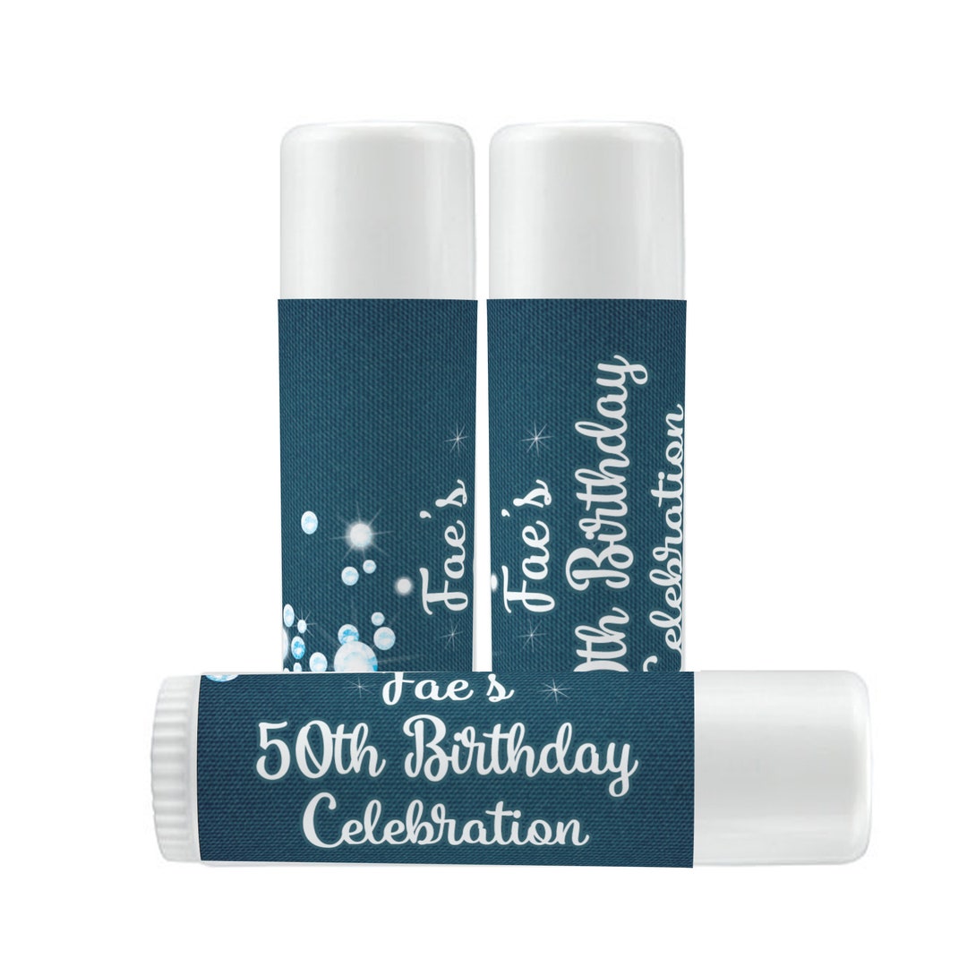 Lip Balm Labels Personalized Lip Balm Labels Birthday Lip Balm Labels ...