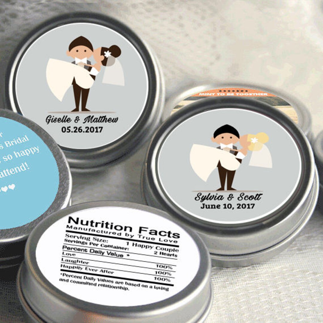 Groom Carrying Bride Wedding Mint Tins Mint to Be Wedding Mints Wedding ...