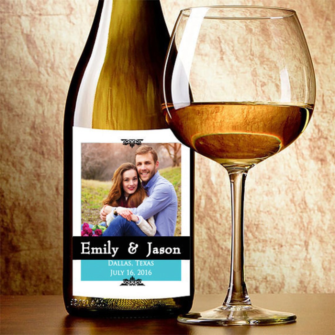 Photo Custom Wine Bottle Label Custom Photo Wine Labels - Etsy