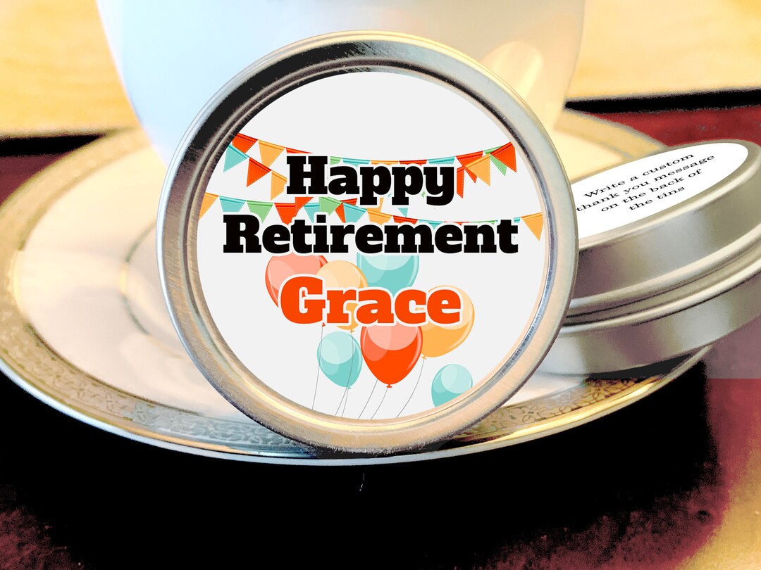 Mint Tin Retirement Favors | Retirement Mints | Happy Retirement ...