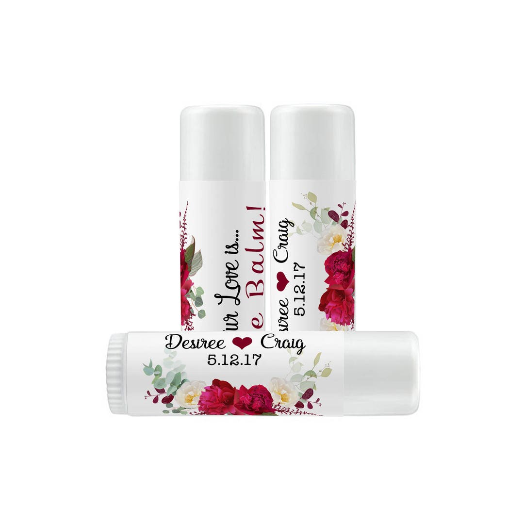 Lip Balm Labels Personalized Lip Balm Labels Our Love - Etsy