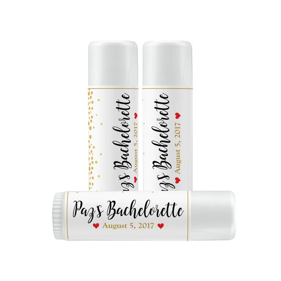 Lip Balm Labels Personalized Lip Balm Labels Gold Bubbles Labels 1 ...