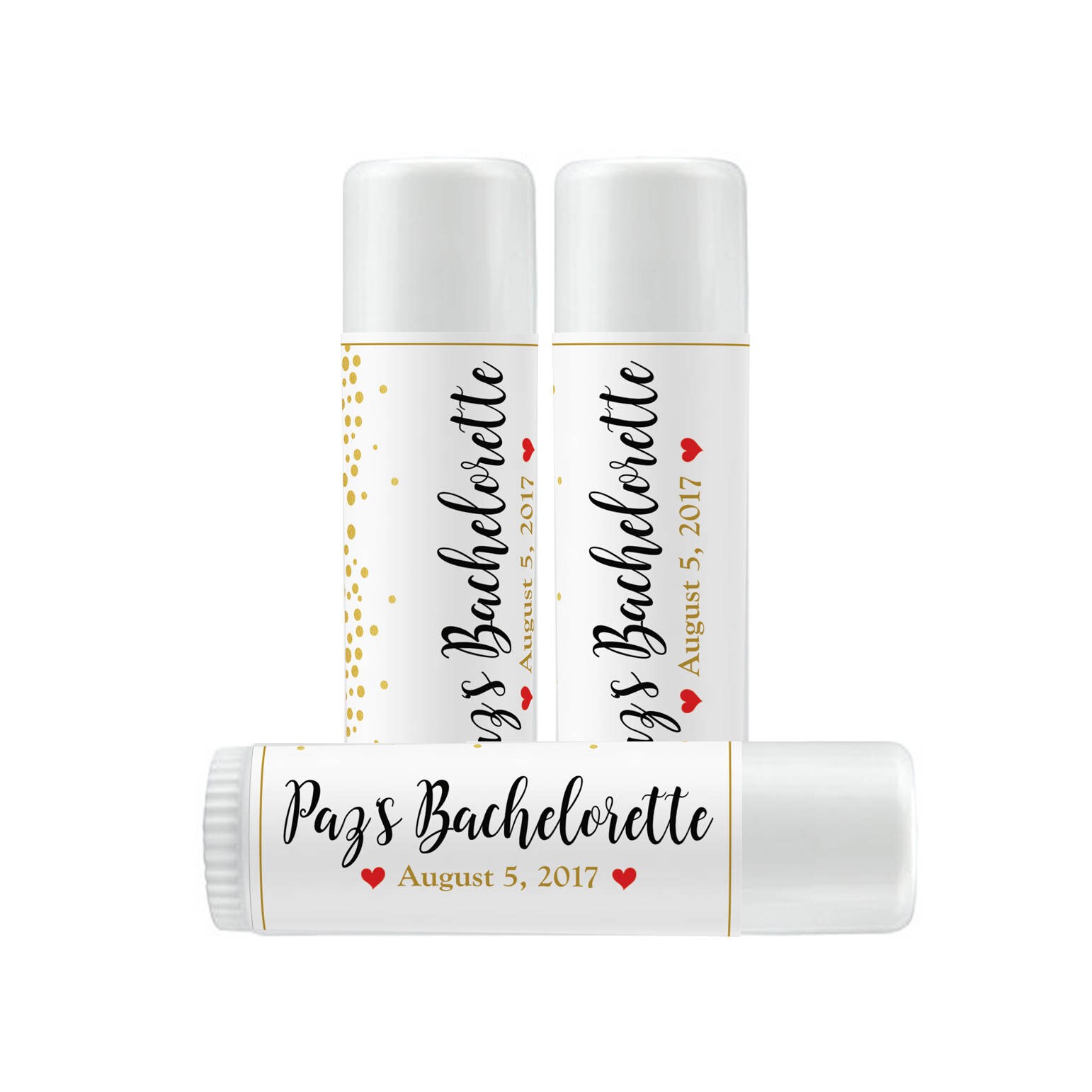 Lip Balm Labels Personalized Lip Balm Labels Gold Bubbles - Etsy