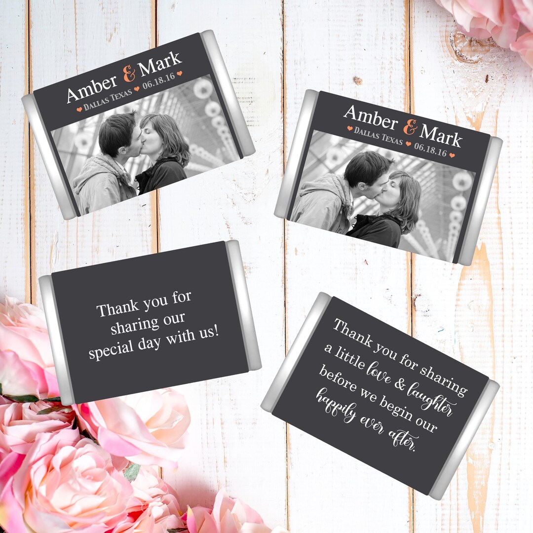 Personalized Photo Chocolate Wrappers - Nugget Wrappers - Nugget Candy ...