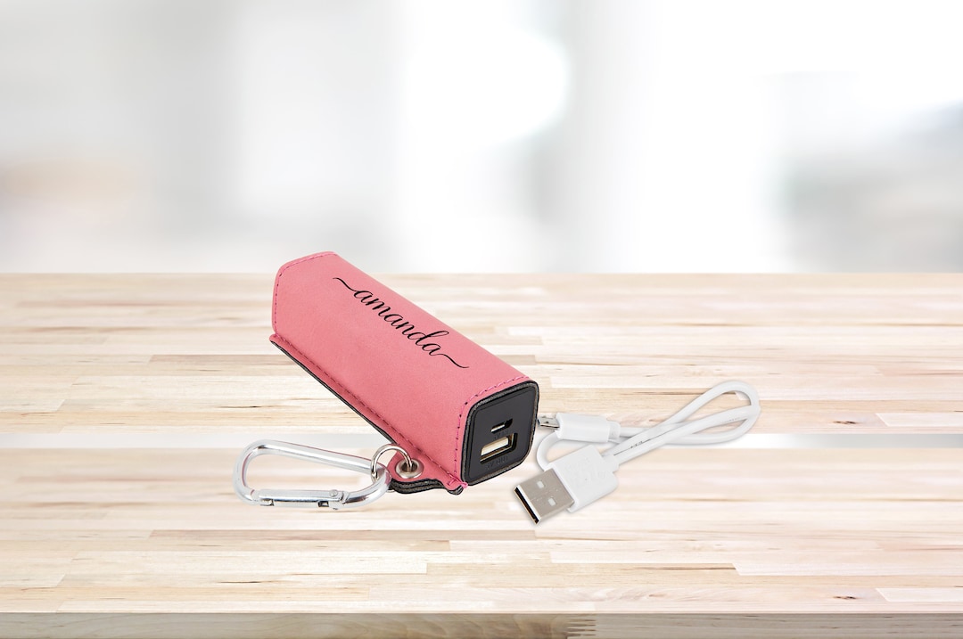 Personalized Portable Power Bank With USB Bridesmaid Gifts Gift for Her ...