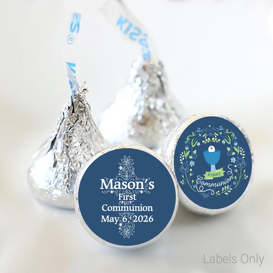 First Holy Communion, Kiss Stickers, Boys Holy Communion Stickers ...