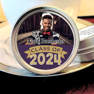 Personalized Graduation Mint Tins | Class of 2024 | Grad | Graduate ...