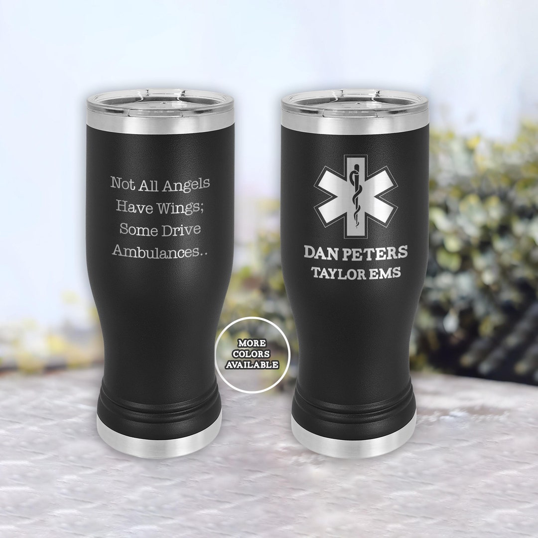 Personalized EMS Appreciation Gift – 14 Oz & 20 Oz Travel Tumbler – EMT ...