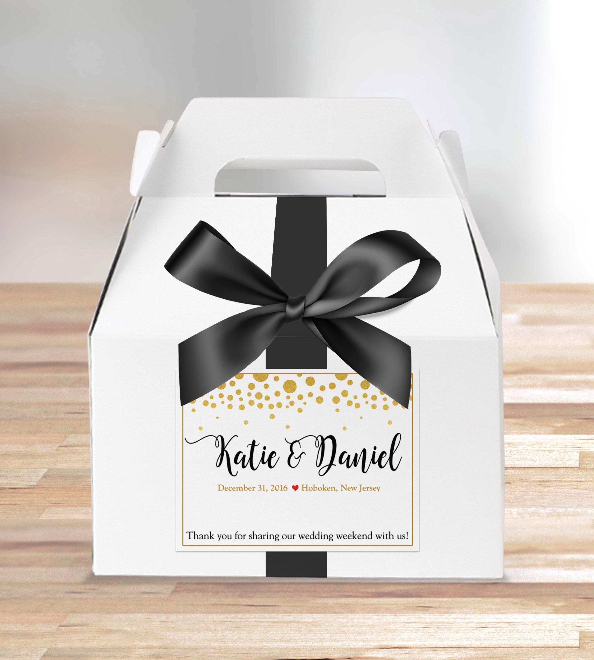 Wedding Welcome Stickers Welcome Labels Large Box Labels | Etsy