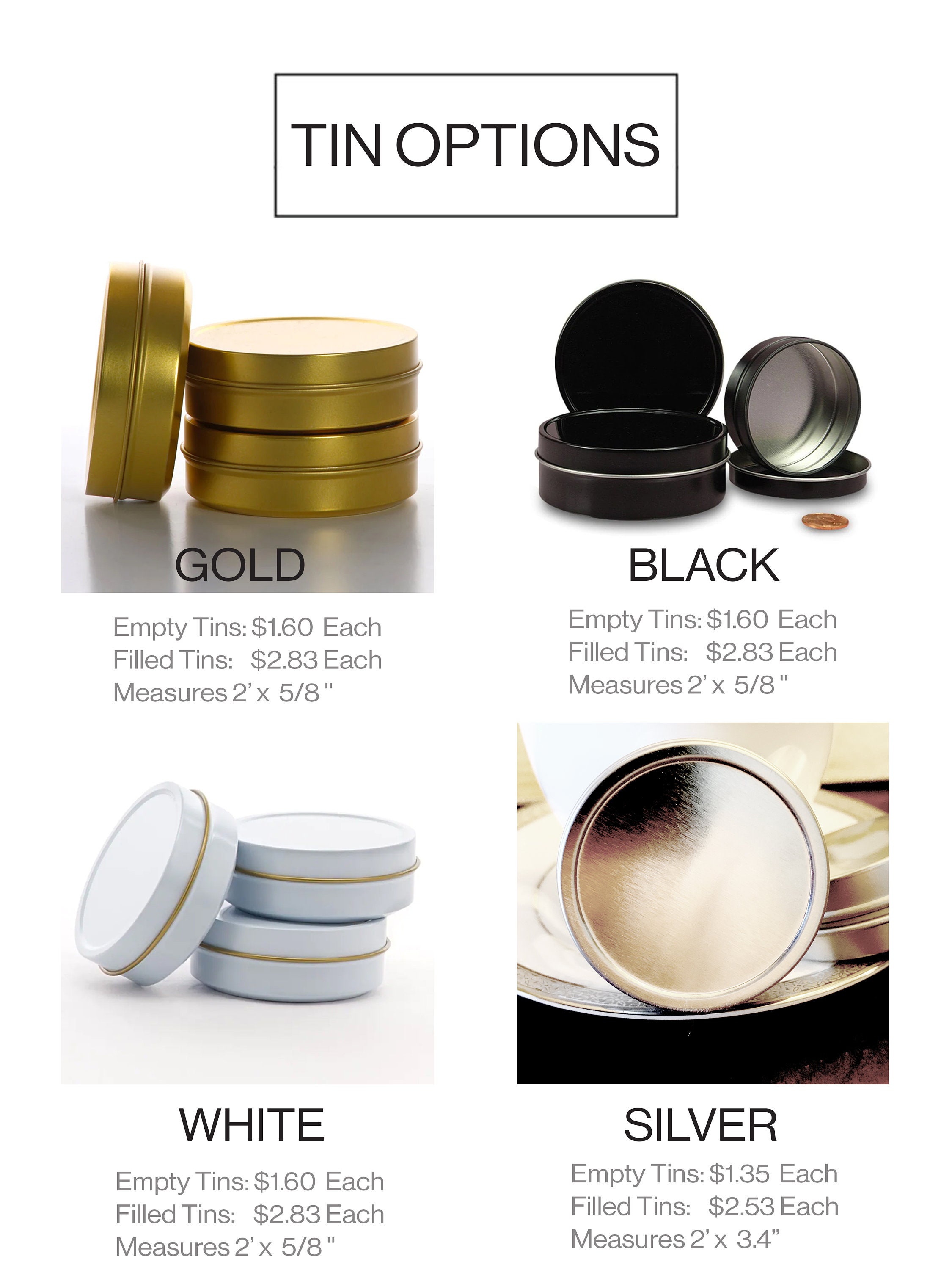 Custom Colored Dusty Blue and Navy Wedding Mints Mint Tins | Etsy